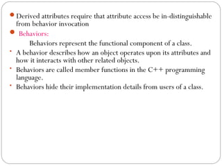 Overview of Object-Oriented Concepts Characteristics by vikas jagtap | PPT
