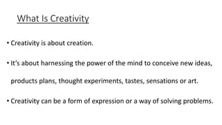 Impact and Importance of Innovation and Creativity | PPT