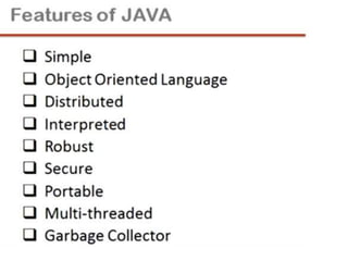 Introduction to Java | PPT