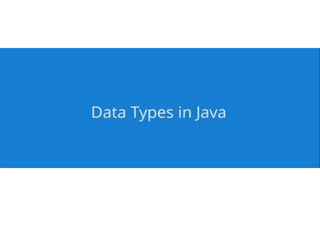 Introduction to Java | PPT