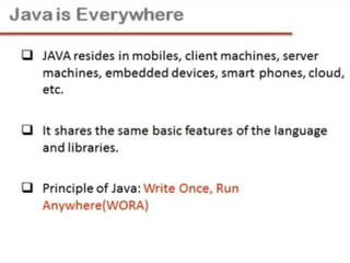 Introduction to Java | PPT | Free Download