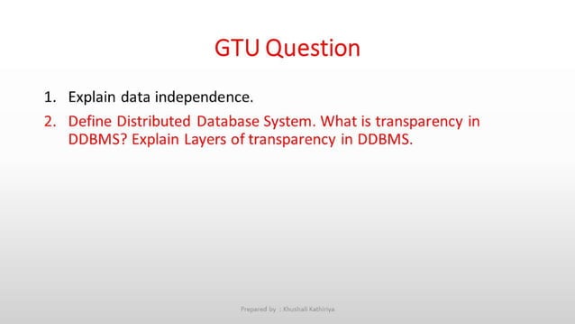 DDBMS _ Chap 1 Introduction of Distributed DBMS | PDF | Databases ...