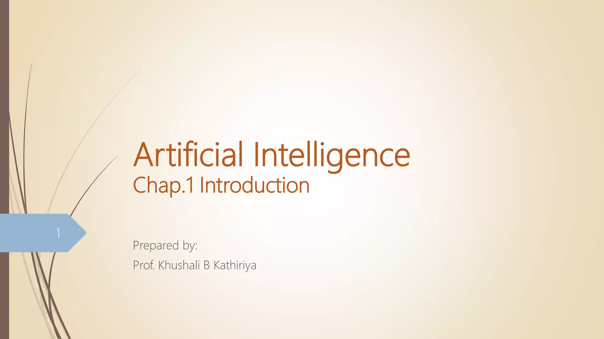 AI_1 Introduction of AI | PPTX