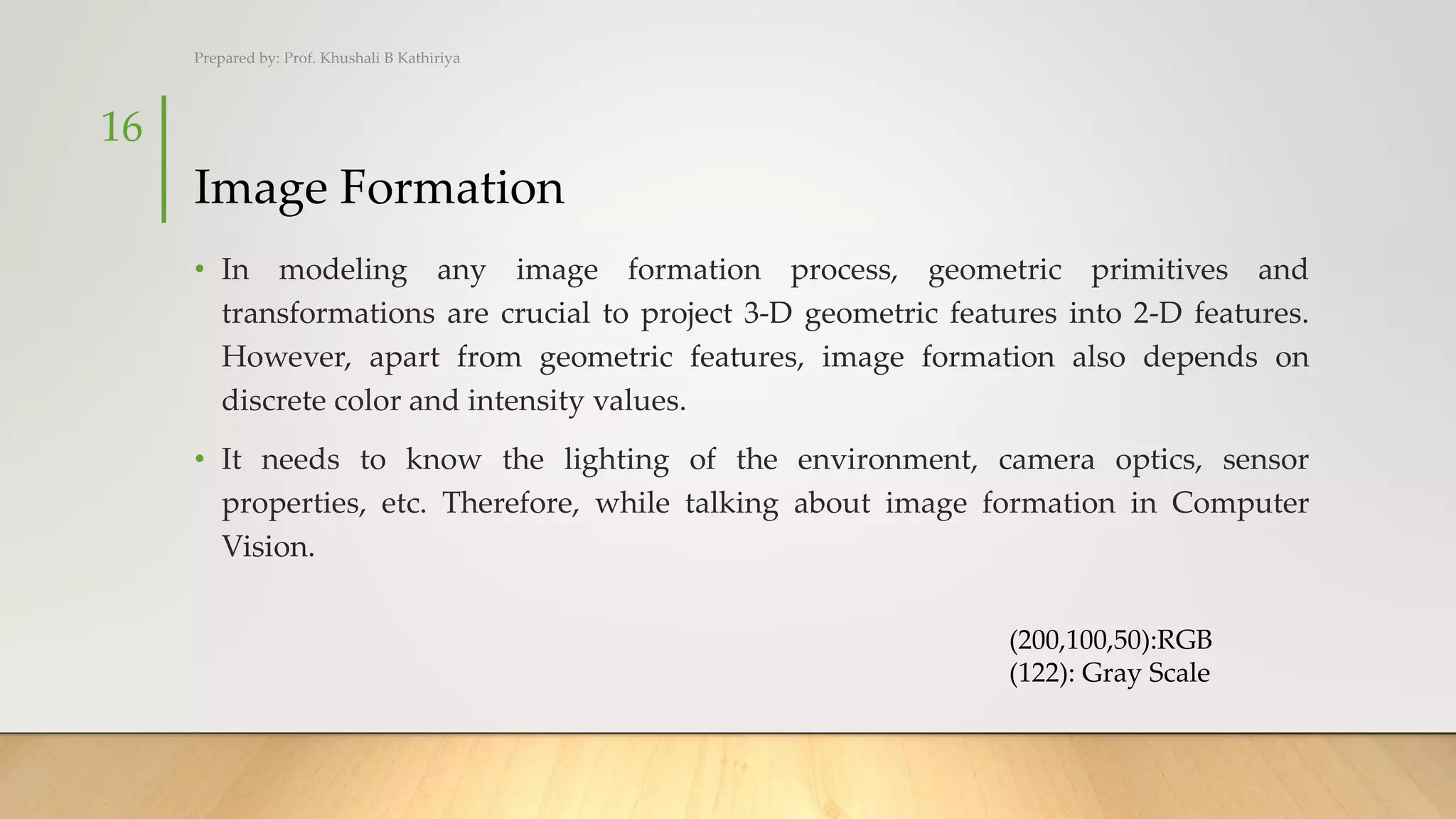CV_1 Introduction of Computer Vision and its Application | PDF