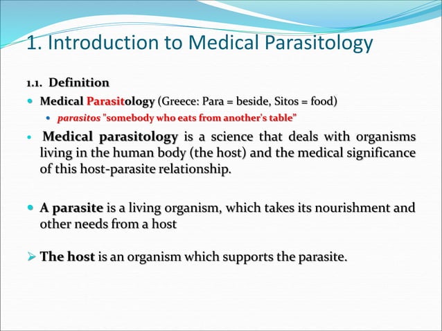 parasitology Introduction.ppt