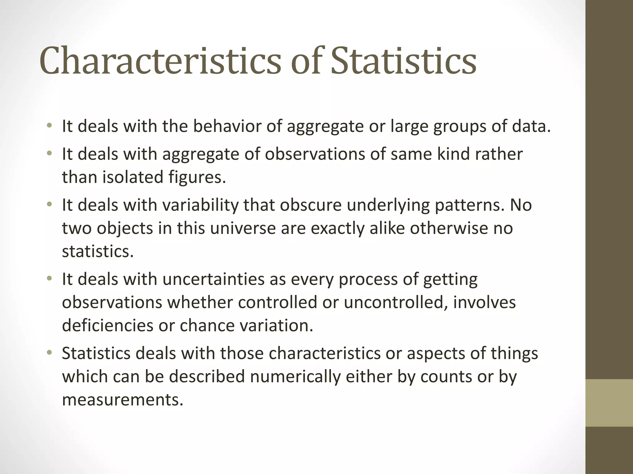introduction to statistics | PPTX