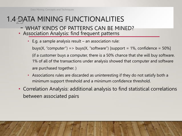 Data mining concept and methods for basic | PPT