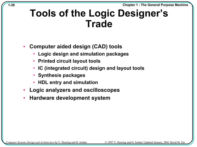 Computer Systems Design and Architecture | PPT