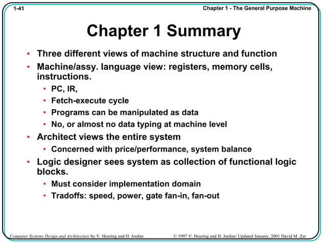 Computer Systems Design and Architecture | PPT