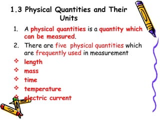 CHAPTER 1 PHYSICS NOTES FULL COMPLETE PPTX | PPT