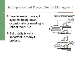 Chapter one Project Quality Management system | PPTX