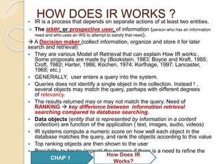 Chap 1 general introduction of information retrieval | PPTX