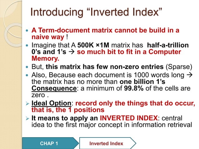Chap 1 general introduction of information retrieval | PPT