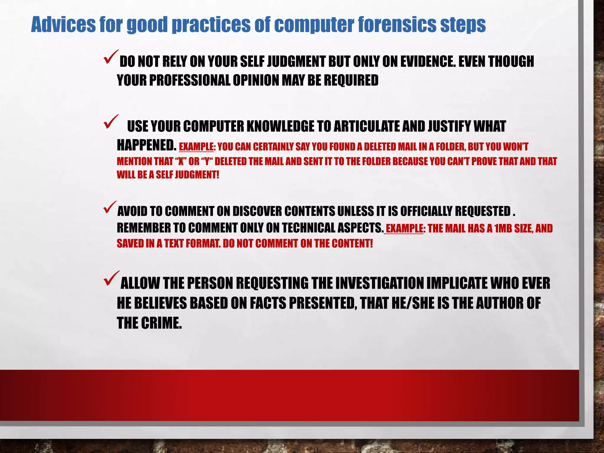 Chap 1 general introduction to computer forensics | PPT | Computing | Technology & Computing