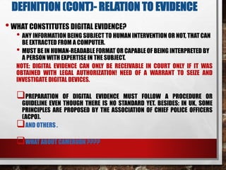 Chap 1 general introduction to computer forensics | PPT | Computing | Technology & Computing