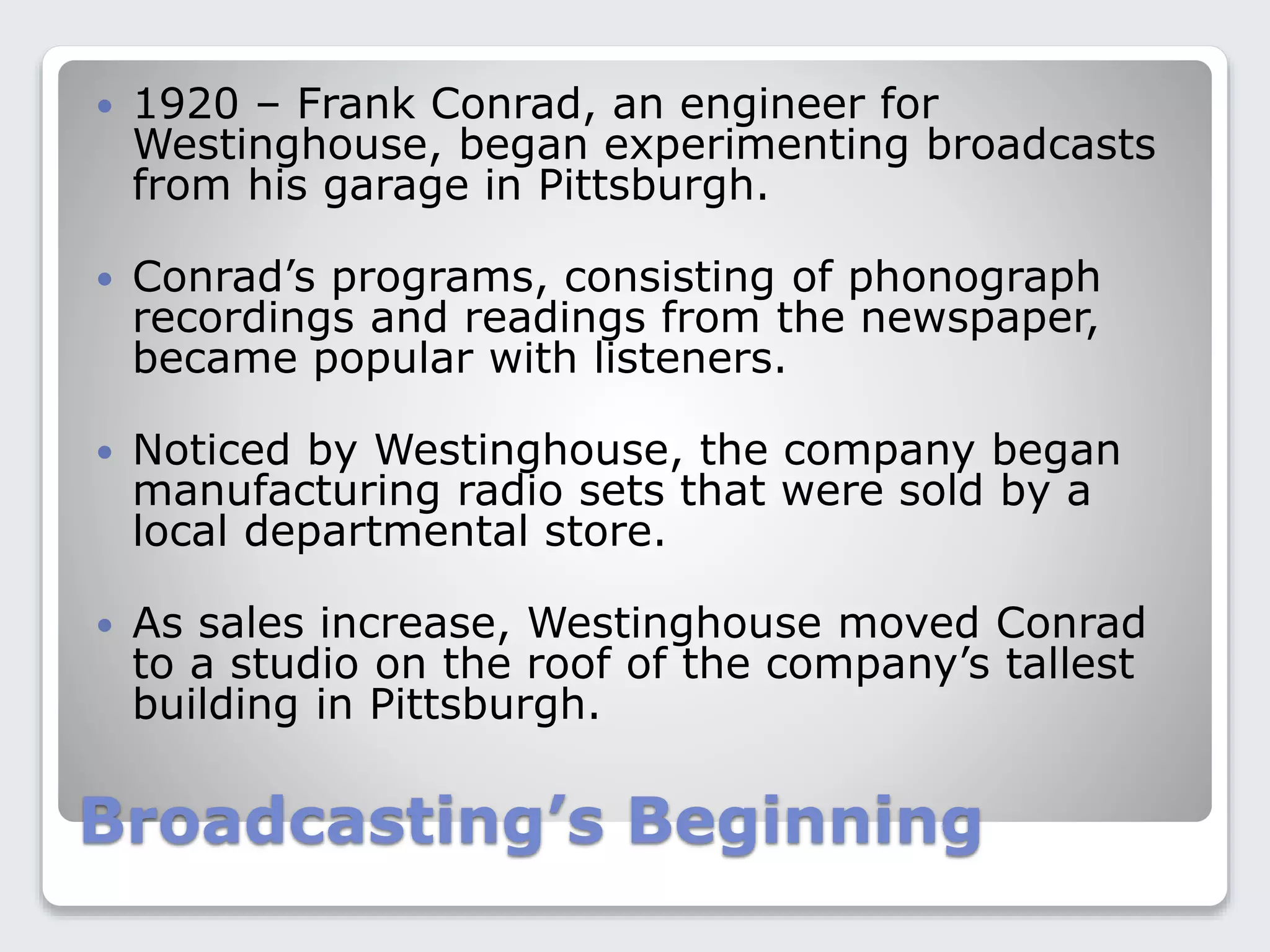 Chap 1 - History of Broadcast Media.pptx