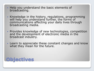 Chap 1 - History of Broadcast Media.pptx | History | Genres