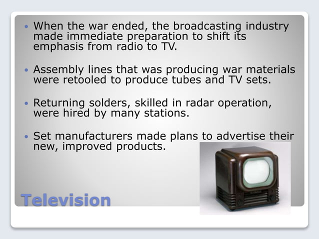Chap 1 - History of Broadcast Media.pptx | History | Genres