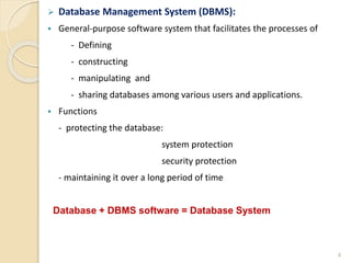 Module-1 Data base management systems chap1-Introduction to database.pptx