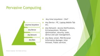 Chap1 introduction to Pervasive Computing | PPTX