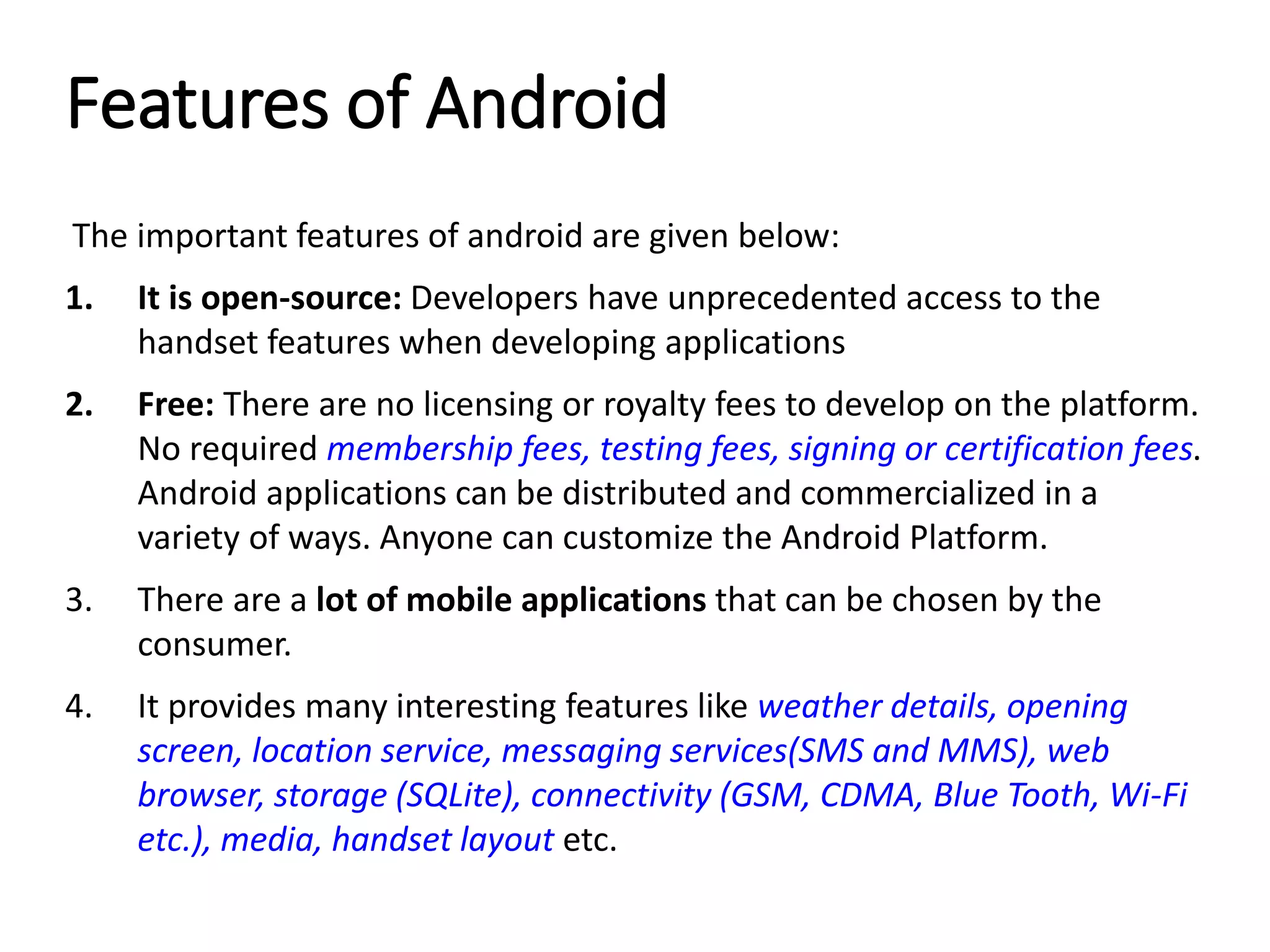 Chap 1 - mobile Introduction.pptx | Operating Systems | Computer Software and Applications
