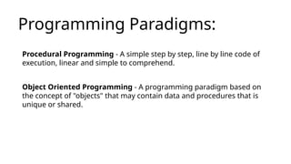 CHAP1 - OBJECT ORIENTED PROGRAMMING.pptx