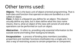 CHAP1 - OBJECT ORIENTED PROGRAMMING.pptx