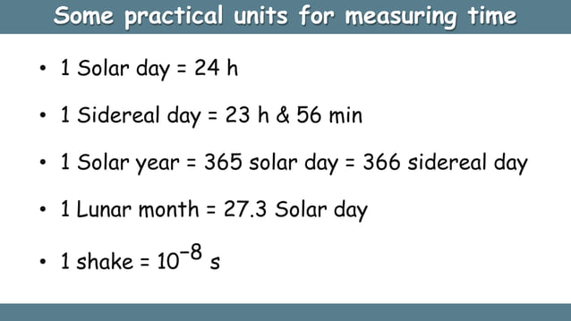 Chapter 1 - Unit s and Measurement.pptx | Physics | Science