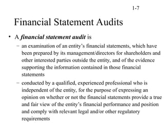 Chap 1- What is Auditing and what is Acc | PPT