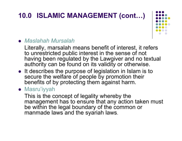 Chap 10 MGT162 | PDF | Islam | Religion & Spirituality