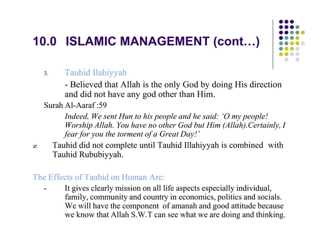 Chap 10 MGT162 | DOCX | Islam | Religion & Spirituality