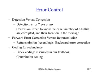 Data Link Layer| Error Detection | PPT