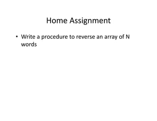 Assembly Language Programming By Ytha Yu, Charles Marut Chap 10 ( Arrays and Addressing Modes ...