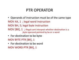 Assembly Language Programming By Ytha Yu, Charles Marut Chap 10 ( Arrays and Addressing Modes) | PDF