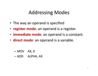 Assembly Language Programming By Ytha Yu, Charles Marut Chap 10 ( Arrays and Addressing Modes ...