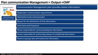 Chap 10.1 Plan Communication Management | PDF | Email | Internet