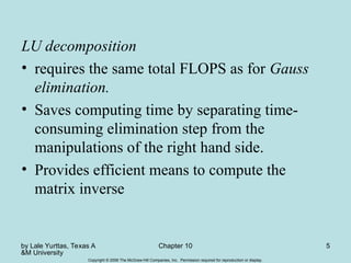 Math 501 Chap_10.ppt LU Decomposition linear Algebra | PPT