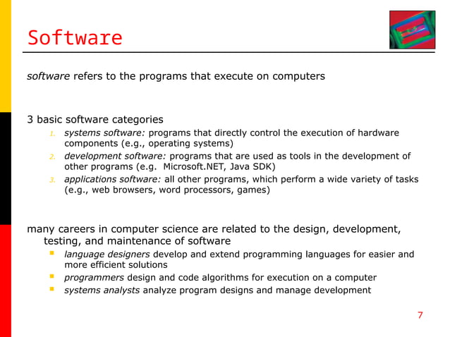 A Balanced Introduction to Computer Science | PPT