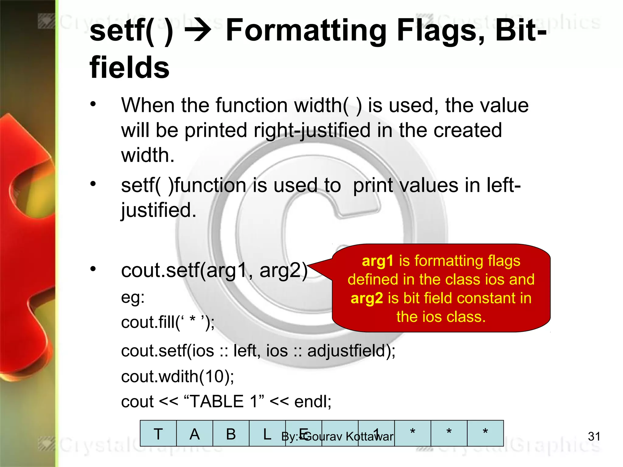 Cpp Input And Output System Basics Ppt