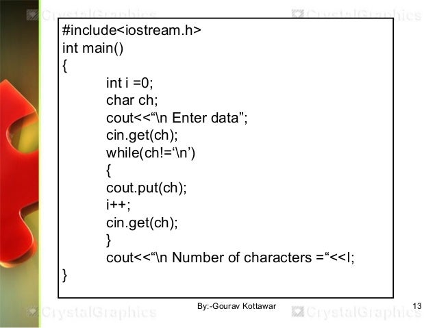 Cpp Input And Output System Basics 4012