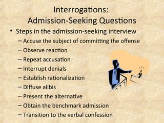CHAP 10 Effective Interviewing and Interrogation.ppt
