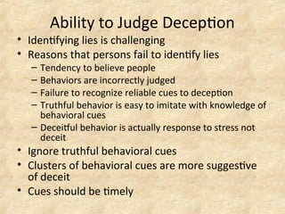 CHAP 10 Effective Interviewing and Interrogation.ppt