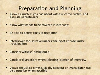 CHAP 10 Effective Interviewing and Interrogation.ppt