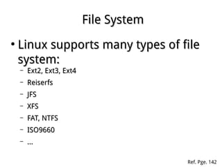 Linux fundamental - Chap 10 fs | PPT