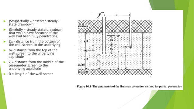 Chap10 partiallty penetration wells.pptx | Physics | Science