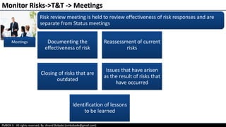 Chap 11.7 Monitor Risks | PPT