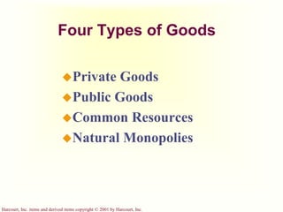 Public Goods and Common Resources | PPT | Economy | Business and Finance