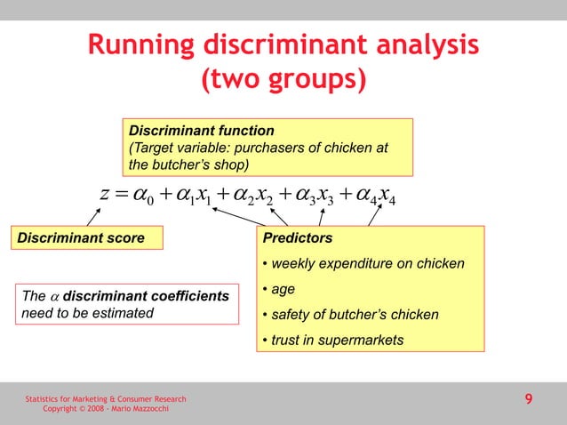 Discriminant analysis tehnik analisa Statistika Chap11.ppt