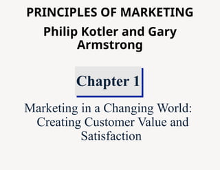 Principles of Marketing for undergraduate students | PPT
