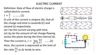 Chap 11 - ELECTRIC CURRENT THROUGH CONDUCTOR.pptx
